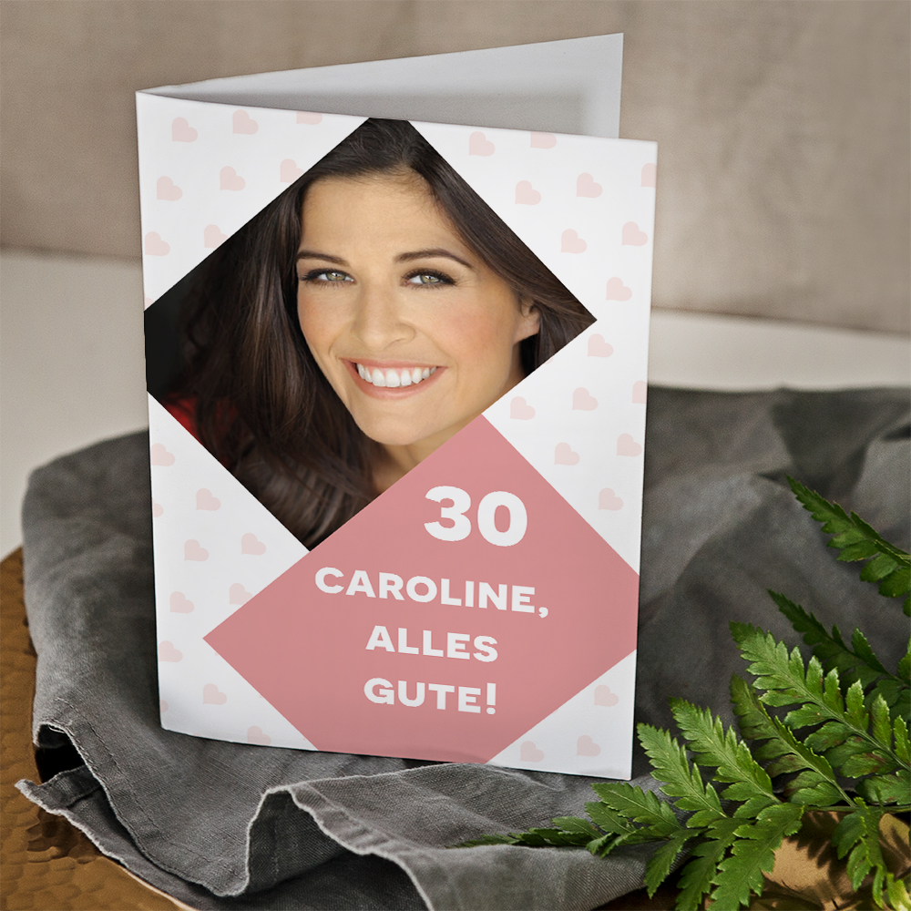 30. Geburtstag alles Gute - Glückwunschkarte - GeschenkSpeziell.de