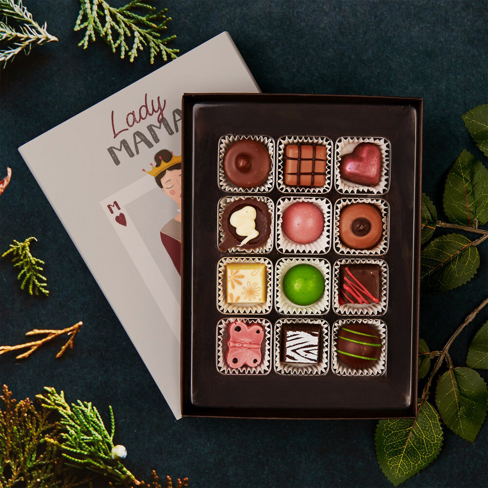 Lady Mama - Belgische Pralinen - GeschenkSpeziell.de