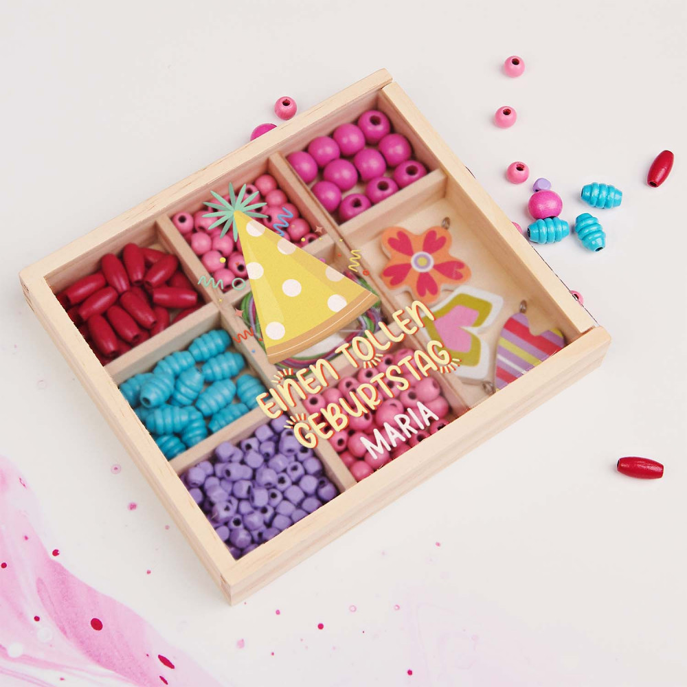 Einen tollen Geburtstag - Perlen zum Auffädeln - GeschenkSpeziell.de