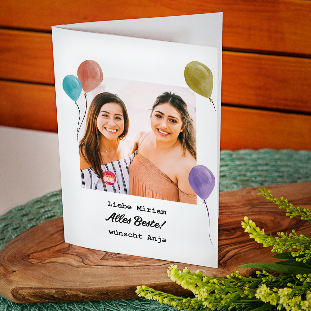 Alles Beste - Glückwunschkarte - GeschenkSpeziell.de