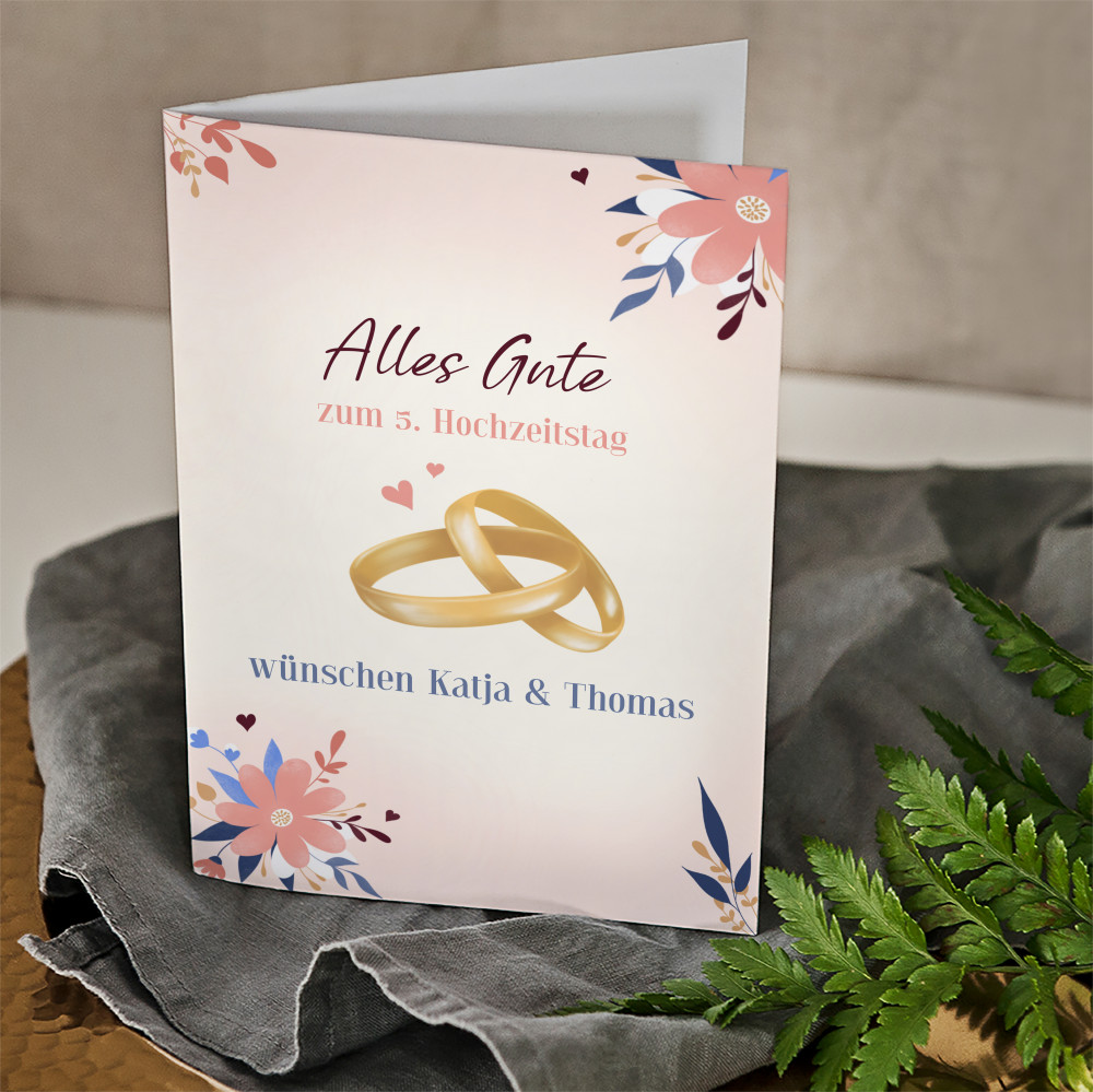 Alles Beste - Glückwunschkarte - GeschenkSpeziell.de