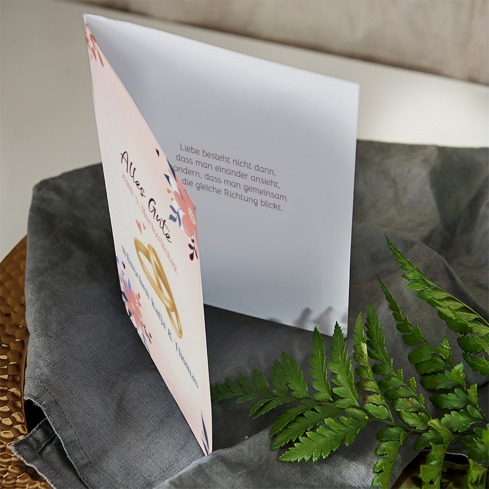 Alles Beste - Glückwunschkarte - GeschenkSpeziell.de