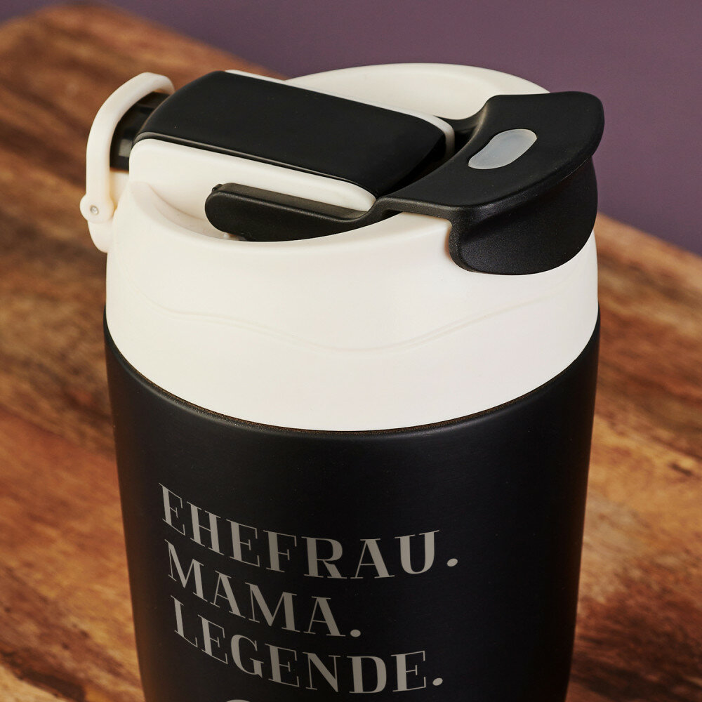Ehefrau mama legende - Thermobecher 360 ml - GeschenkSpeziell.de